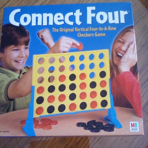 Toys | Nwt Vtg Milton Bradley Mb Connect Four 4 Family Board Game Checkers 1979 | Poshmark